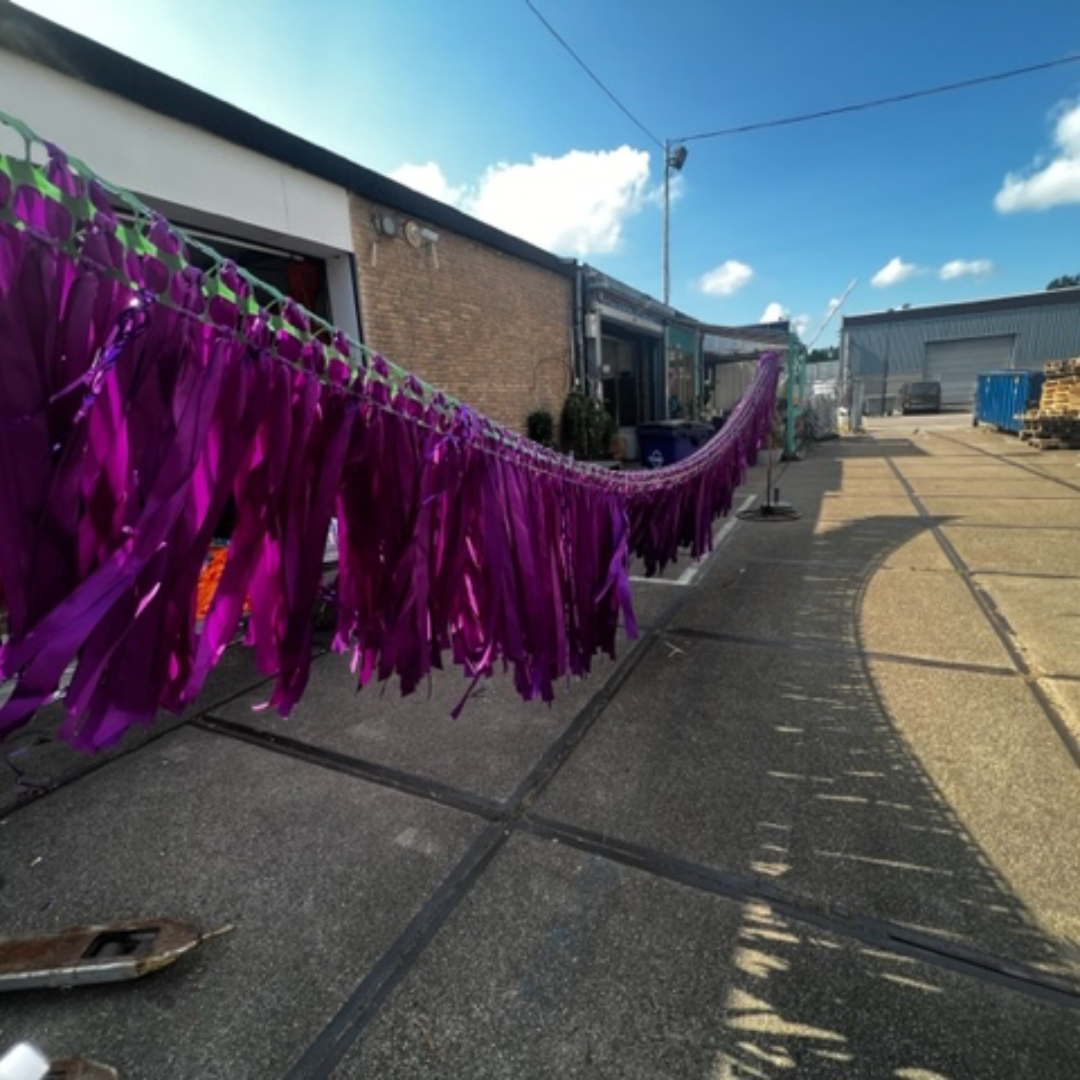 Mini slinger paars 10 meter | Eventbuddies