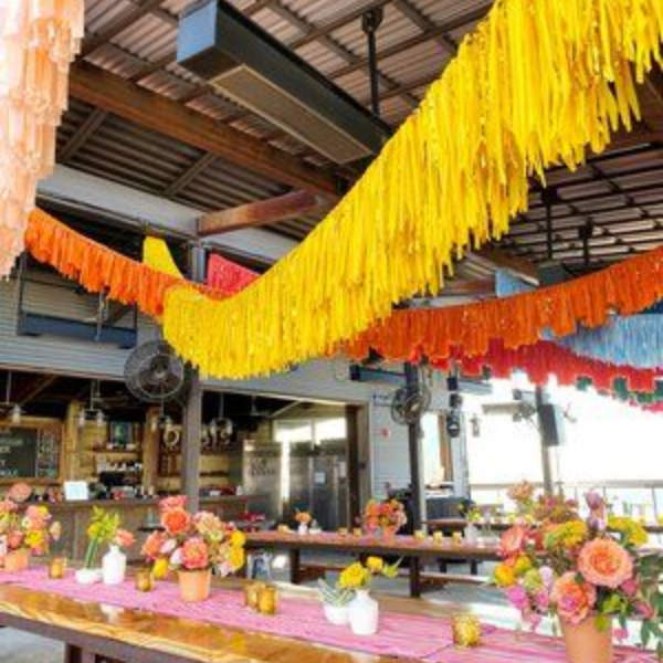 Mini slinger Oranje 10 meter | Eventbuddies