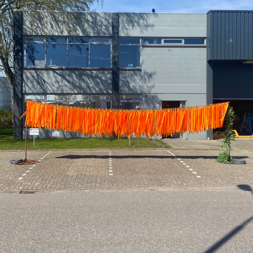 Mini slinger Oranje 10 meter | Eventbuddies